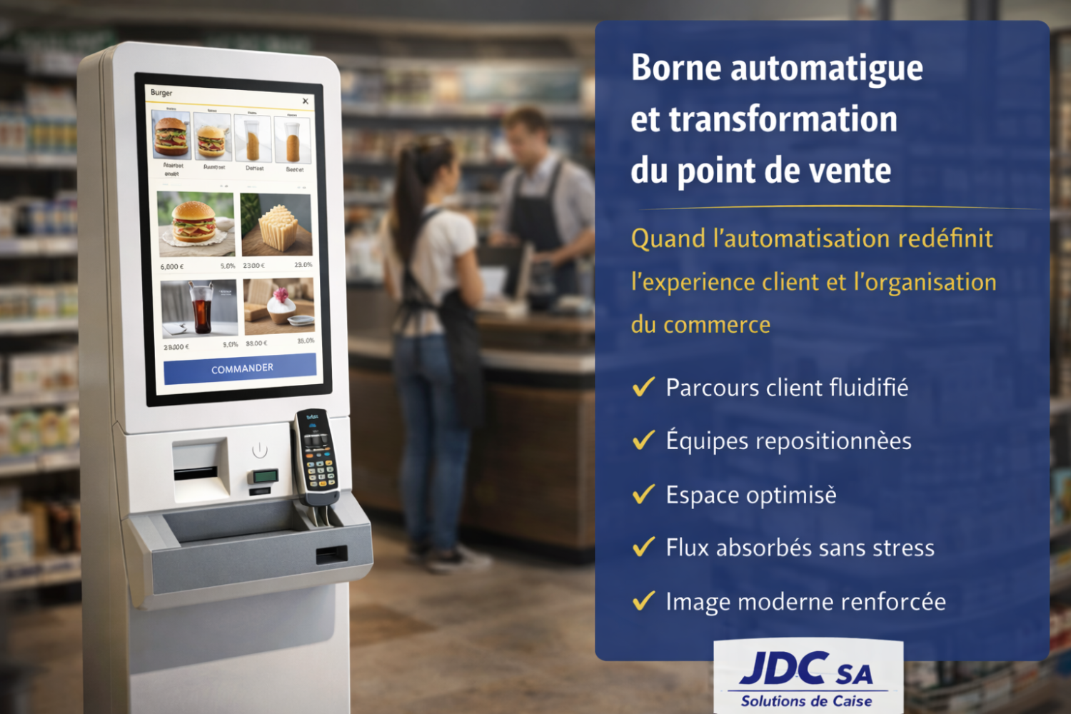 Borne automatique : transformer le point de vente et l’expérience client